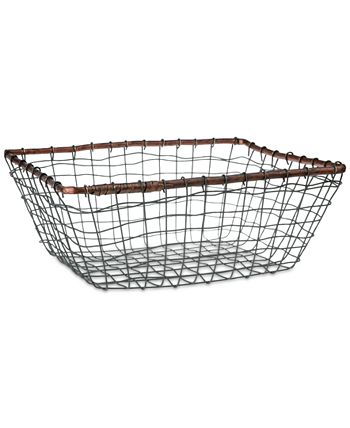Tabletops Unlimited Set Of 3 Rectangular Wire Baskets - Macy's