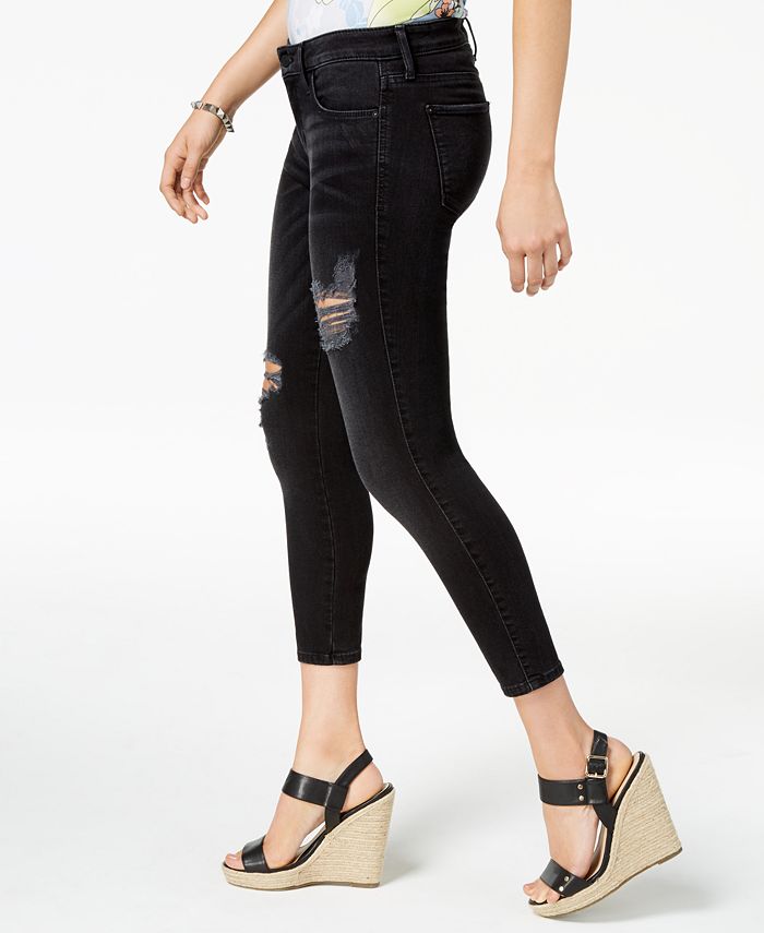 GUESS Ripped Skinny Jeans - Macy's