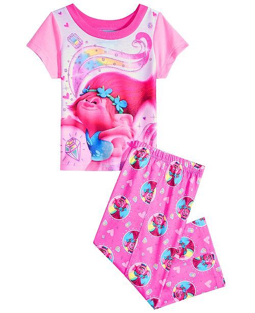 Trolls by DreamWorks Toddler Girls 2-Pc. Poppy Pajama Set & Reviews ...
