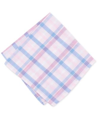 Bar III Men's Whitehaven Plaid Pocket Square, Created for Macy's - Macy's