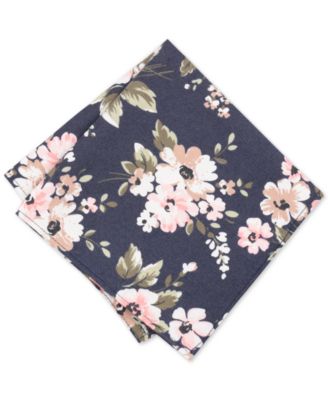 Bar III Men's Socotra Floral Pocket Square, Created for Macy's - Macy's