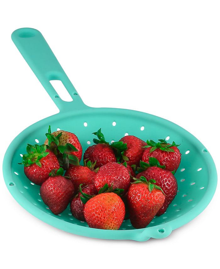 Fiesta 2-Pc. Collapsible Silicone Colander - Macy's