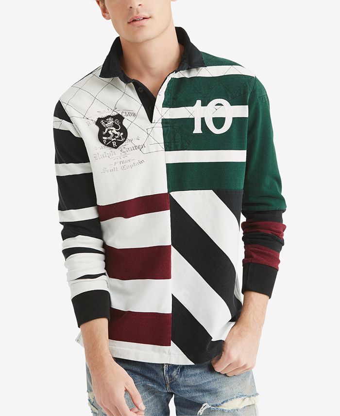 Polo Ralph Lauren Men's Classic Fit Cotton Rugby Shirt - Macy's