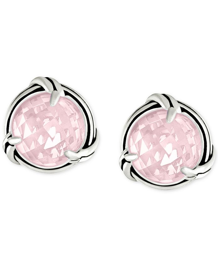Peter Thomas Roth Rose Quartz Stud Earrings (4-1/2 ct. t.w.) in ...