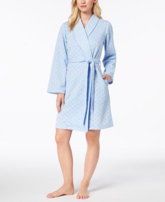 Charter Club Short Sweatshirt Robe, Created for Macy's - Macy's