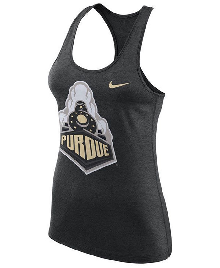 Nike Women's Purdue Boilermakers Dri-Fit Touch Tank - Macy's