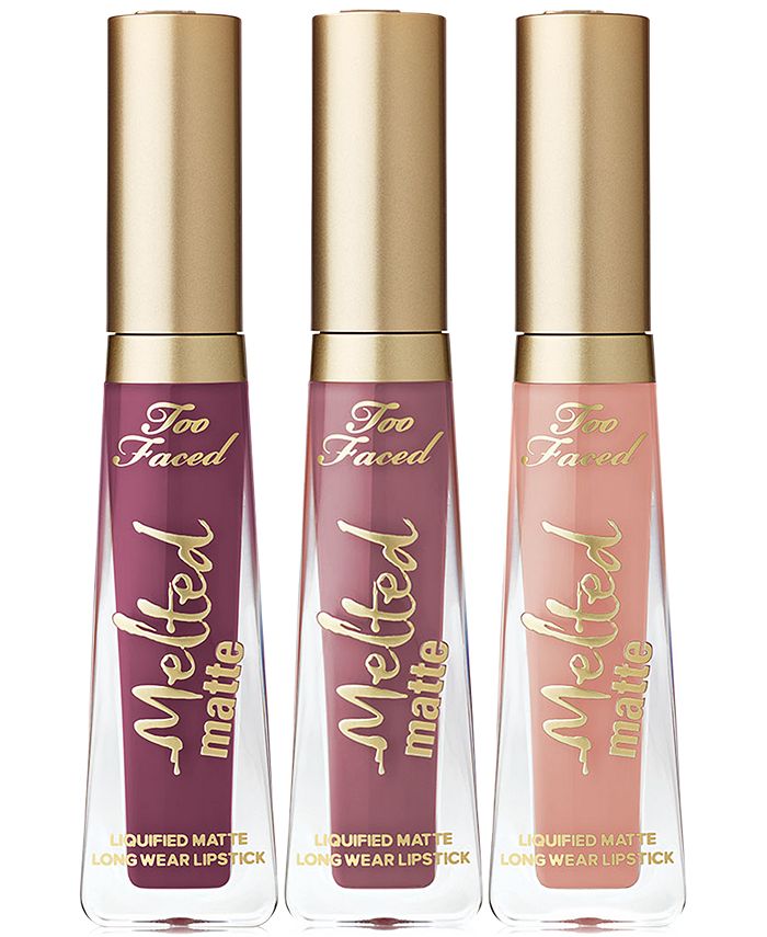 Too Faced 3-Pc. Melted Matte Liquified Lipstick Set, Created for Macy's ...