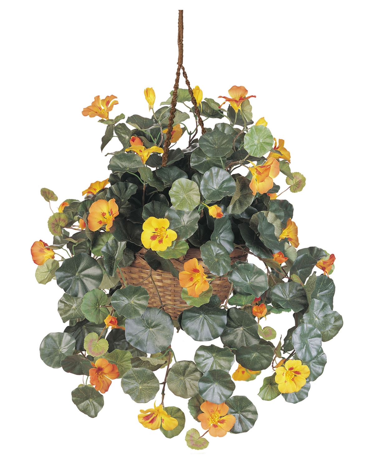 Click here for Nearly Natural Nasturtium Artificial Plant Hanging... prices