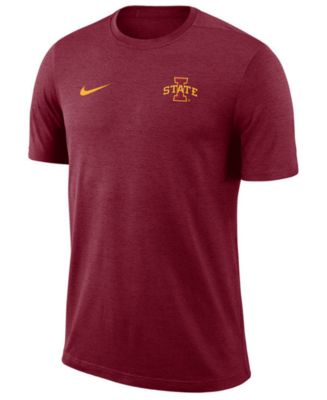 Nike Men's Iowa State Cyclones Dri-Fit Coaches T-Shirt - Macy's