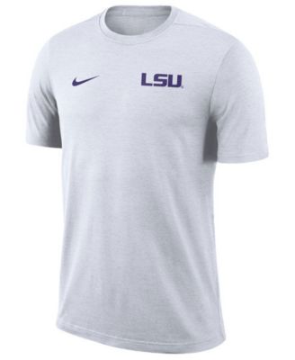 Nike Men's LSU Tigers Dri-Fit Coaches T-Shirt - Macy's