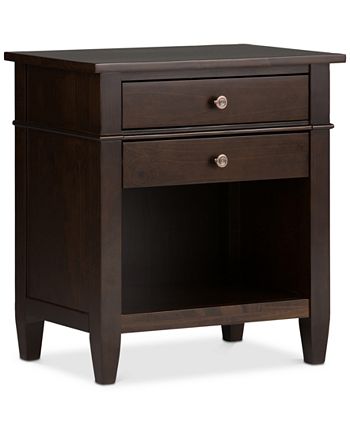 Simpli Home Thompson Bedroom Side Table - Macy's