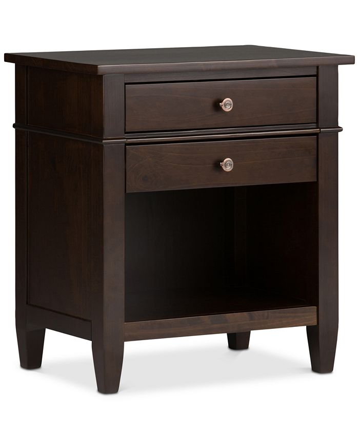 Simpli Home Thompson Bedroom Side Table - Macy's