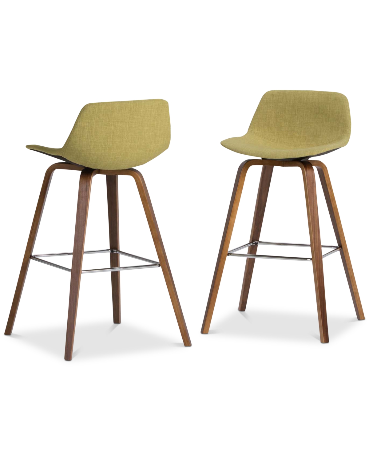 Click here for Facee Bar Stool (Set of 2)  Quick Ship - Green prices