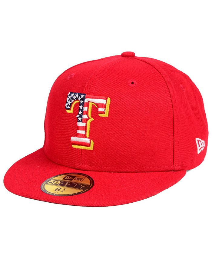New Era Boys' Texas Rangers Stars and Stripes 59FIFTY Fitted Cap - Macy's