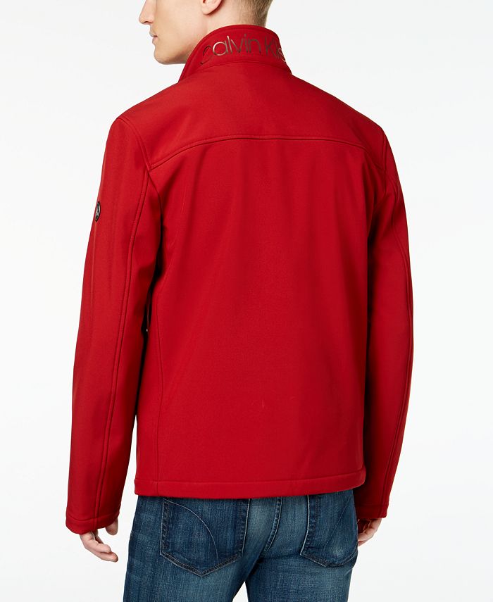 Calvin Klein Men's Big & Tall Classic-Fit 4-Way Stretch Soft-Shell ...