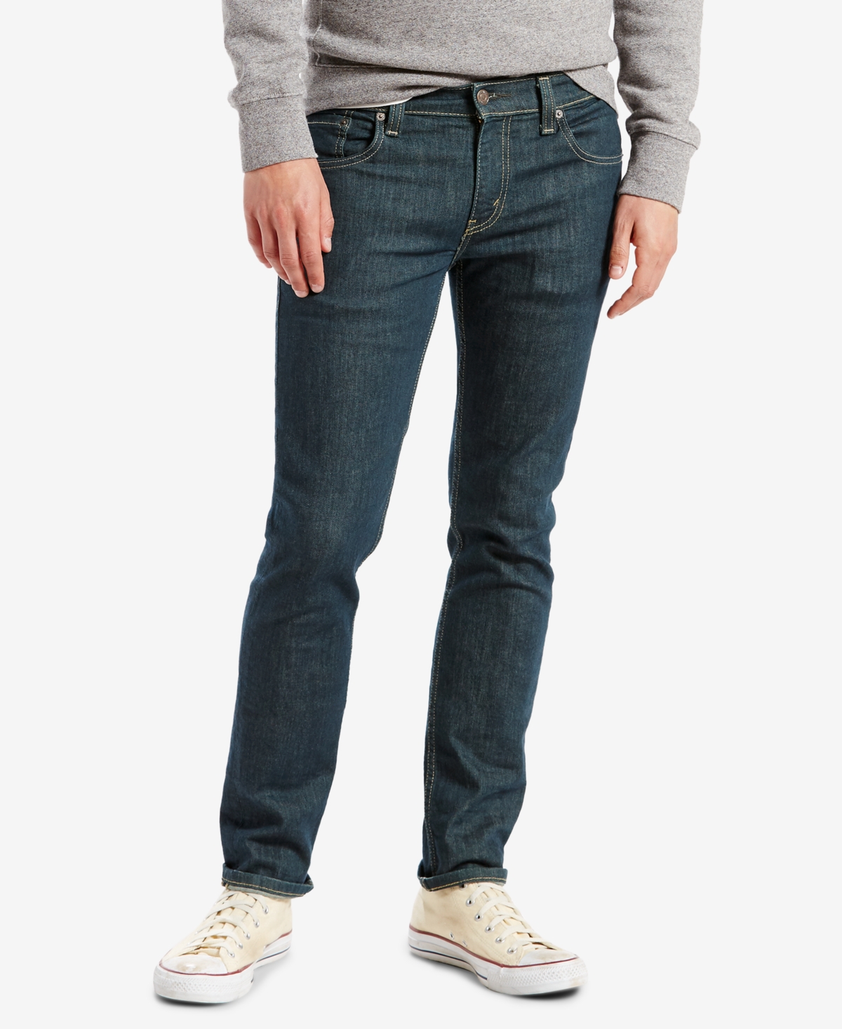 Levis Mens 511 Slim Fit Jeans - Rinsed Playa