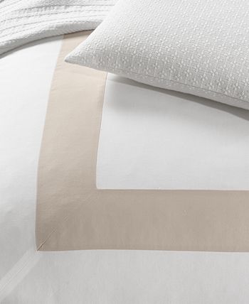 Charter Club Colorblock Black 3-Pc. King Duvet Cover Set, Created for ...