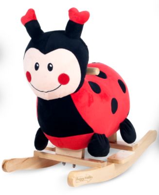 Trademark Global Happy Trails Lucy the Ladybug Rocking Animal, 21.5" x ...