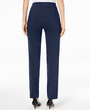 JM Collection Pull-On Slim-Leg Pants, Created for Macy's - Macy's