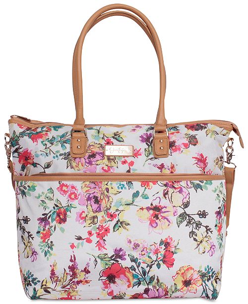 Jessica Simpson French Floral Tote & Reviews - Duffels & Totes ...