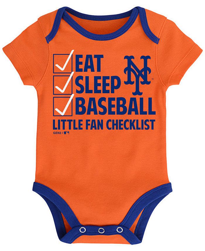 Outerstuff New York Mets Play Ball 3-Piece Set, Infants (12-24 Months ...
