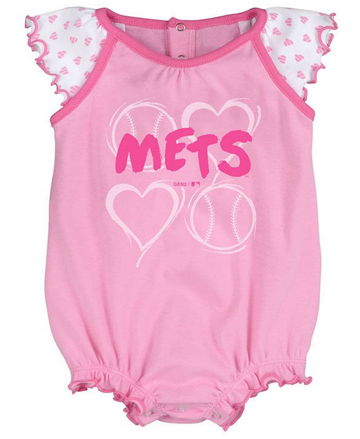 Outerstuff New York Mets Heart Creeper Set, Infants (0-9 Months) - Macy's
