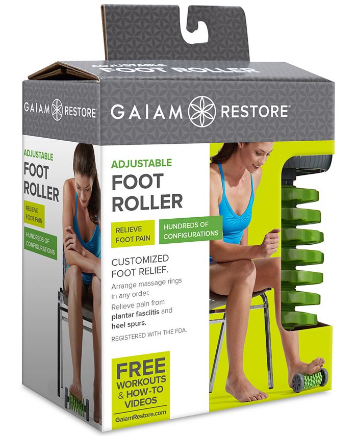 Gaiam Restore Adjustable Foot Roller - Macy's