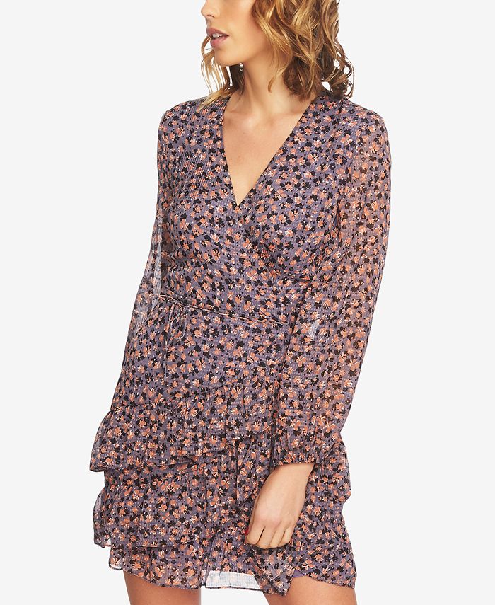 1.STATE Ruffled Faux-Wrap Dress - Macy's