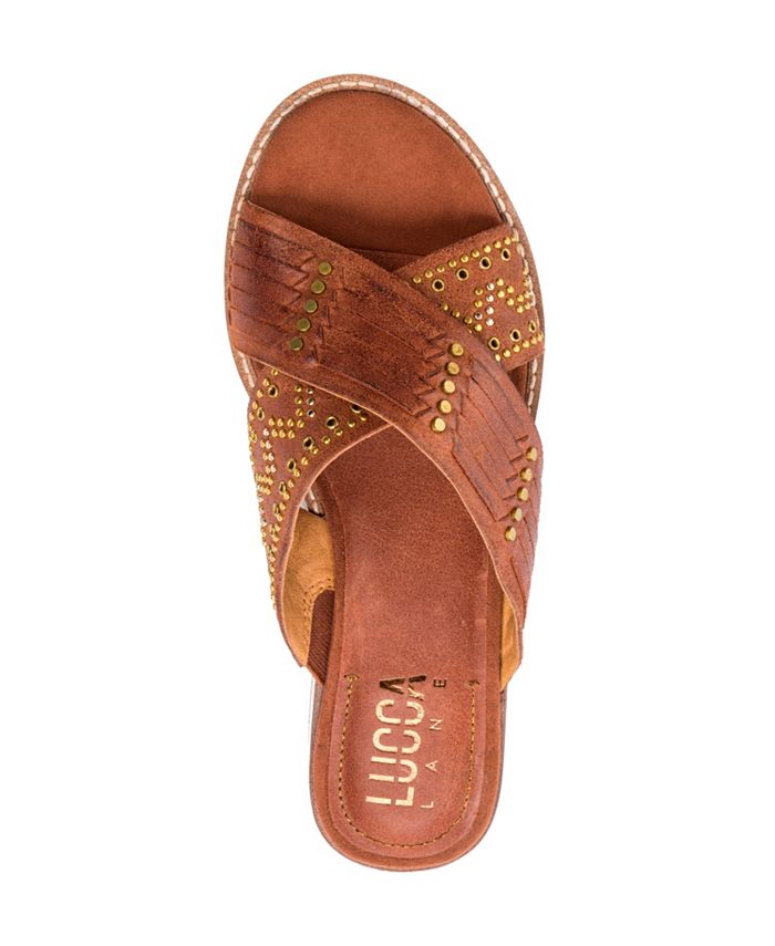 Lucca Lane Sonya Slide Sandals - Macy's