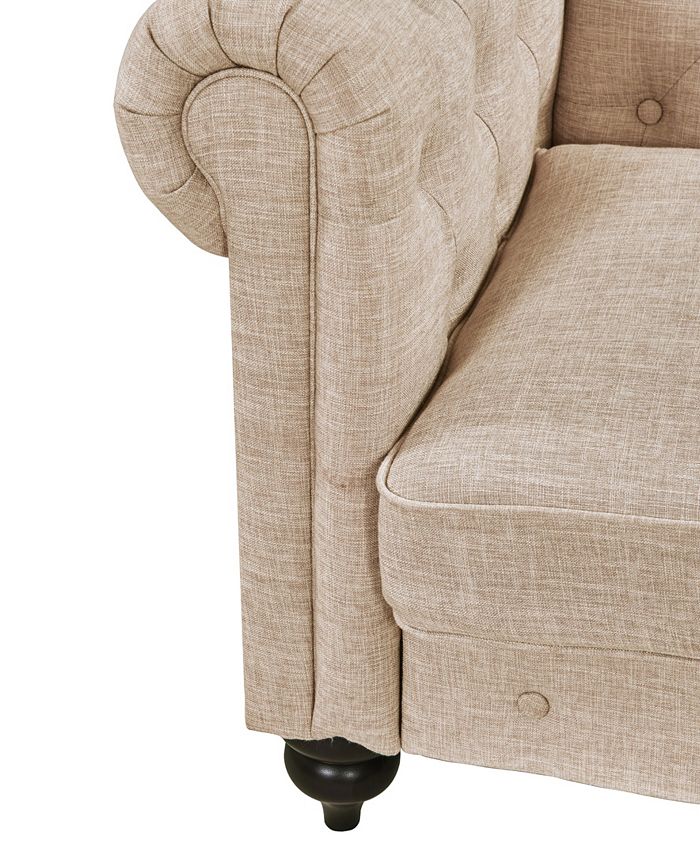 Furniture Sofas 2 Go Elizabeth Loveseat Flax - Macy's