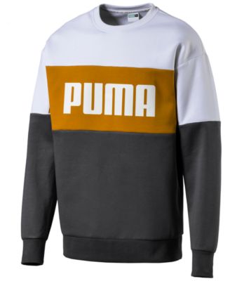 Puma Men's Relaxed Colorblocked Sweatshirt - Macy's