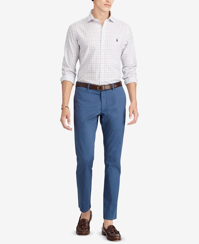 Polo Ralph Lauren Mens Big And Tall Classic Fit Tattersall Shirt Macys