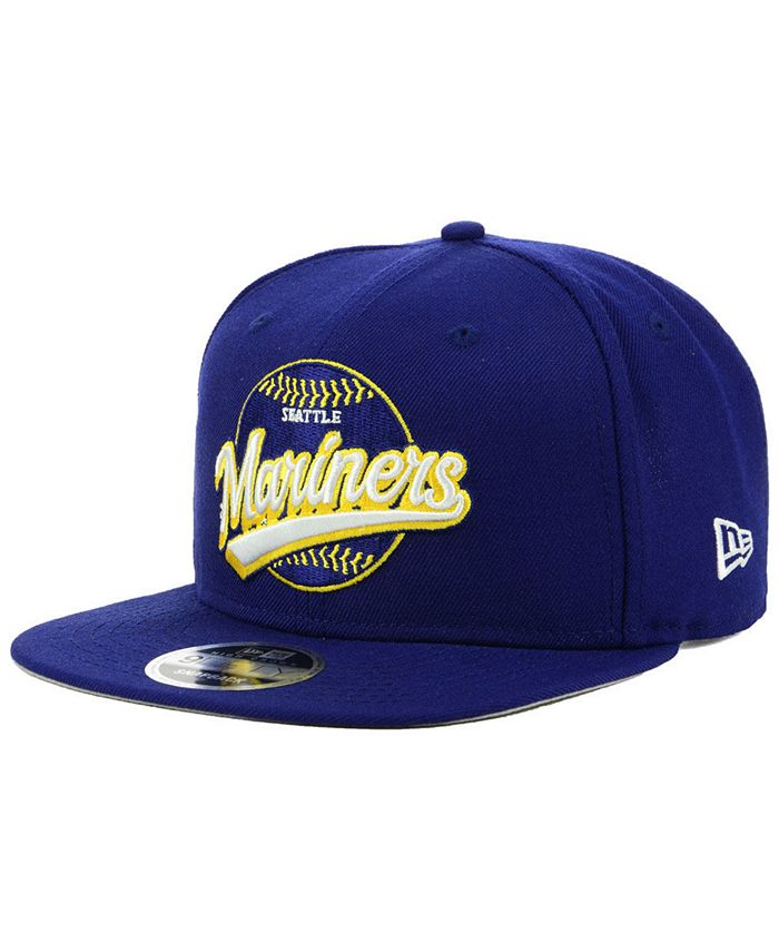 New Era Seattle Mariners Vintage 9FIFTY Snapback Cap - Macy's