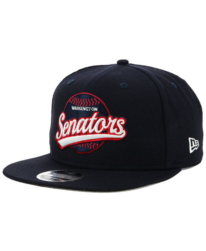 New Era Washington Senators Vintage 9FIFTY Snapback Cap - Macy's
