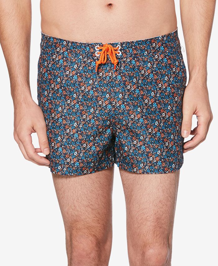 Original Penguin Men's Floral 3" Swim Trunks - Macy's