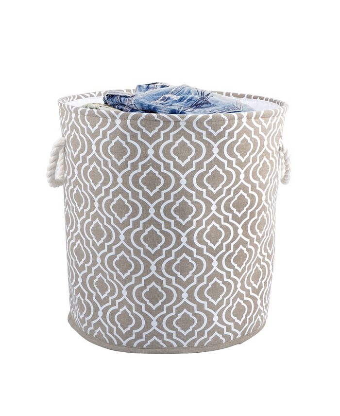 Bintopia Rope Hamper, Beige - Macy's