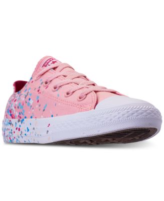 Converse Girls' Chuck Taylor All Star Ox Confetti Casual Sneakers from ...