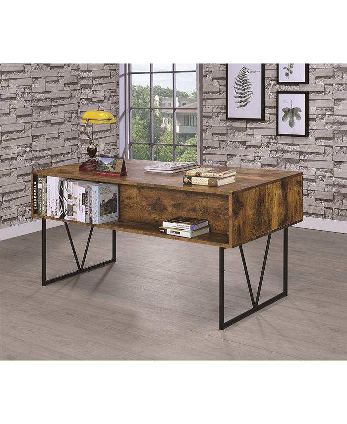 Coaster Home Furnishings Ridgewood Industrial Writing Desk - Macy's