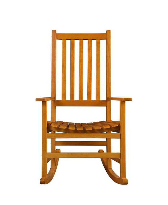 Coaster Home Furnishings Longwood Casual Wood Rocking Chair - Macy's