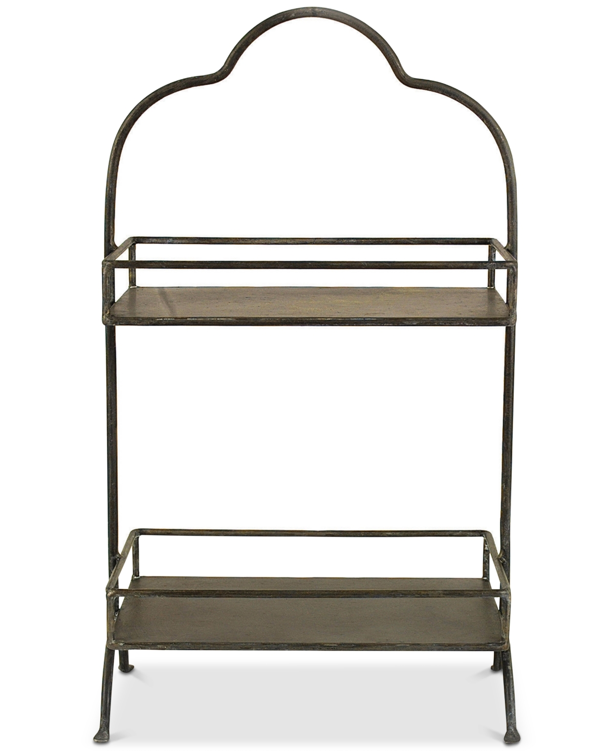 Click here for Metal 2-Tier Tray - Gray prices