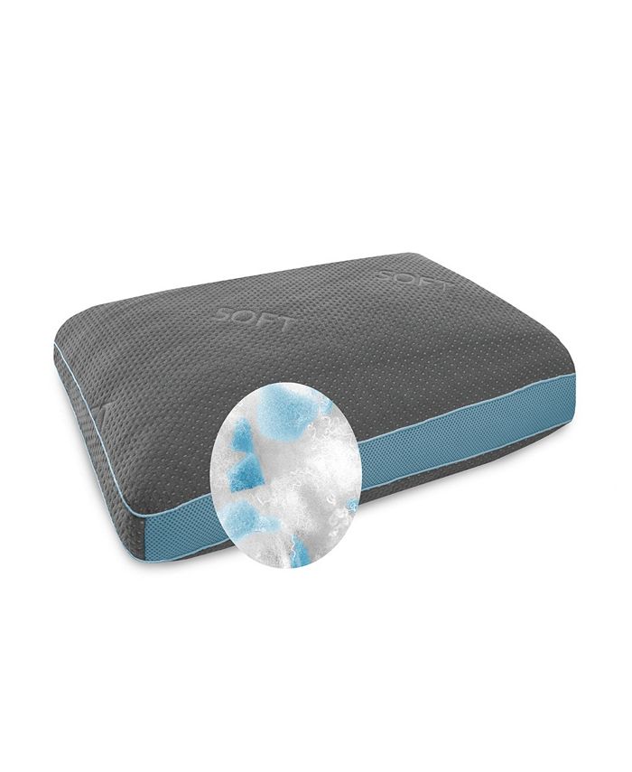 SensorGel Memory Foam and Gel Fiber Density Pillow for Stomach Sleepers ...