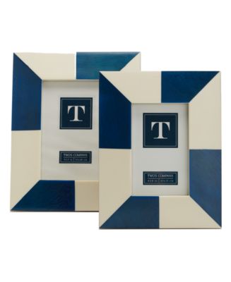 Two's Company Color Block Frames, Set of 2 - Macy's