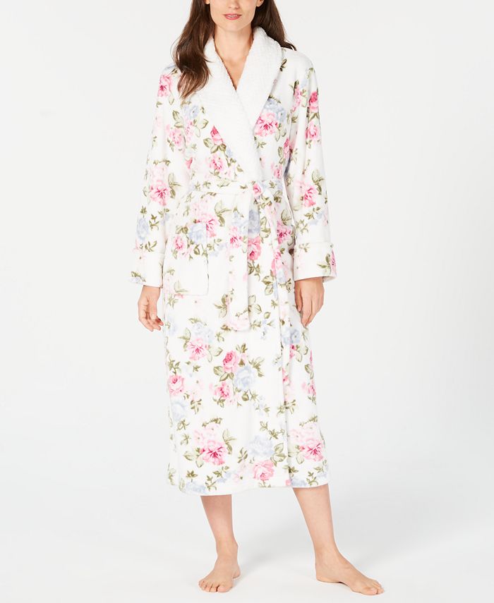 Charter Club Petite Long Wrap Robe, Created for Macy's & Reviews - Bras ...