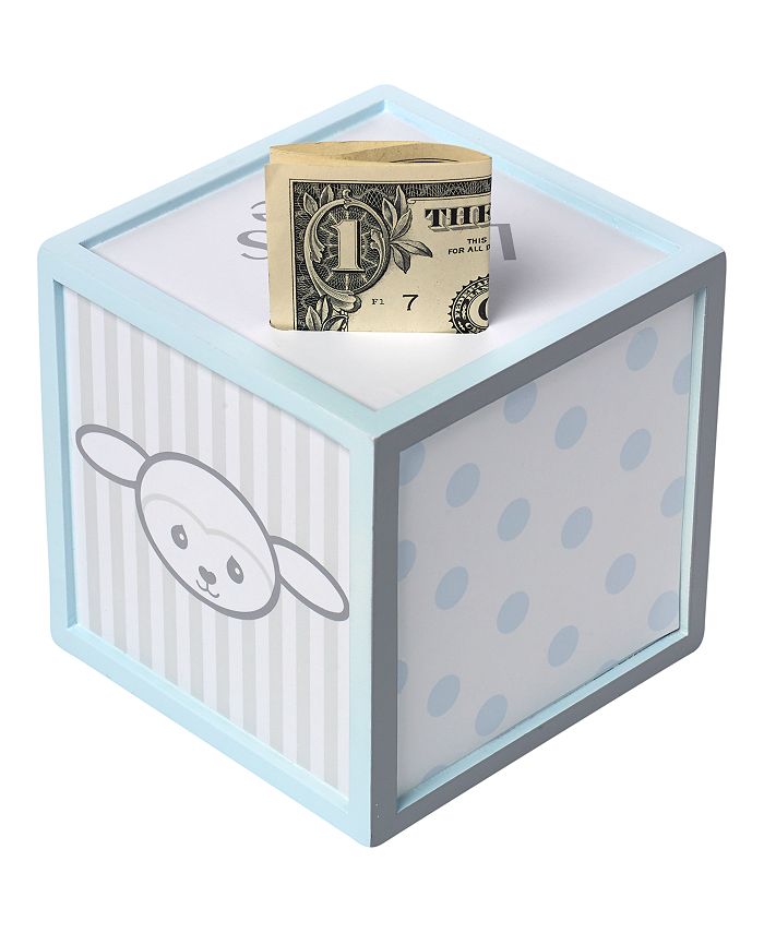 Precious Moments Precious Lamb Jesus Loves Me Photo Cube Bank, Boy - Macy's