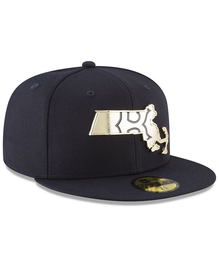 New Era Boston Red Sox Gold Stated 59FIFTY FITTED Cap - Macy's