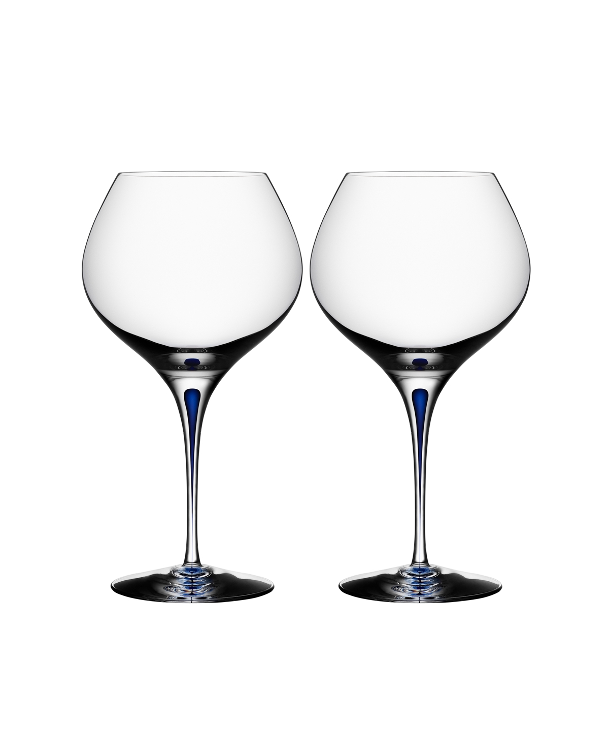 Click here for Orrefors Intermezzo Blue Set of 2 Bouquet Glasses prices