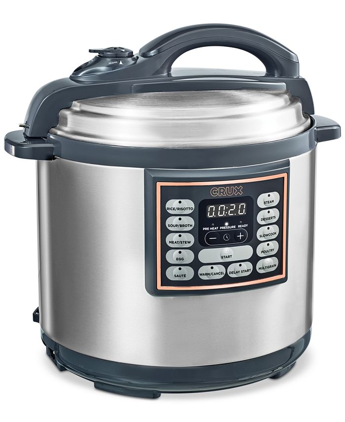 Crux 8-Qt. 10-In-1 Instant Programmable Multi-Cooker 14721, Created for ...