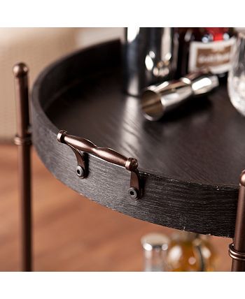 Southern Enterprises Alfred Two-Tier Round Butler Table - Macy's