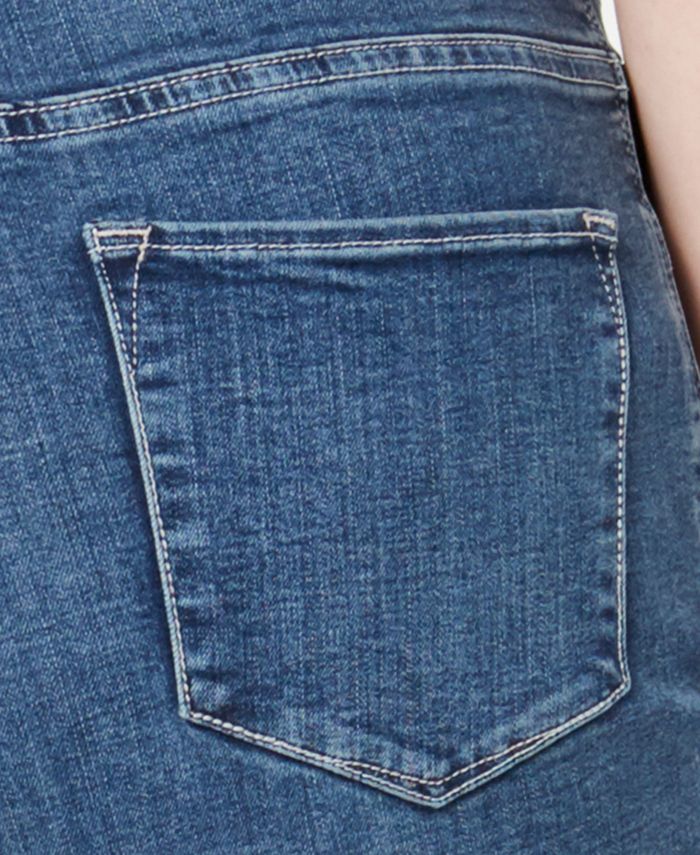 Lee Platinum Plus Size Gwen Slimming Straight-Leg Jeans - Macy's