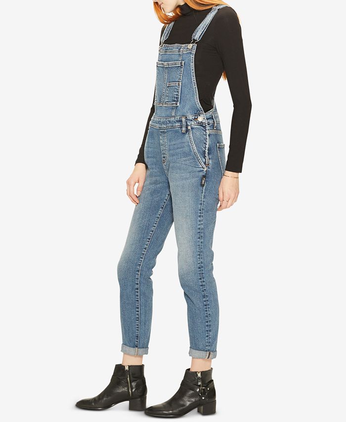 Silver Jeans Co. Denim Skinny Overalls - Macy's